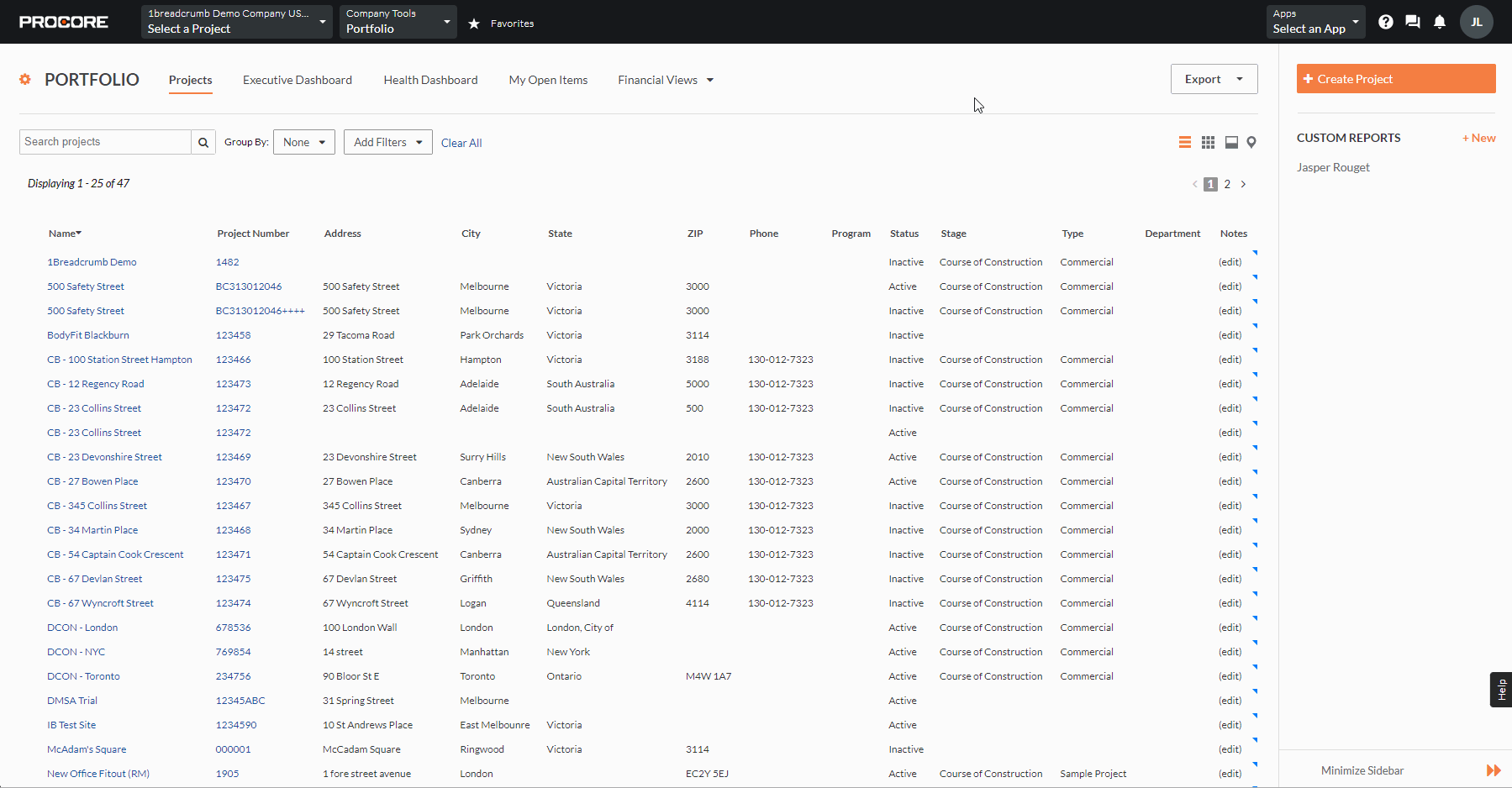Can I Create a Site in 1Breadcrumb and Link it to a Procore Project Later?